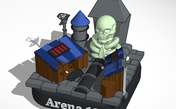 3D design Clash Royale- Spooky town | Tinkercad