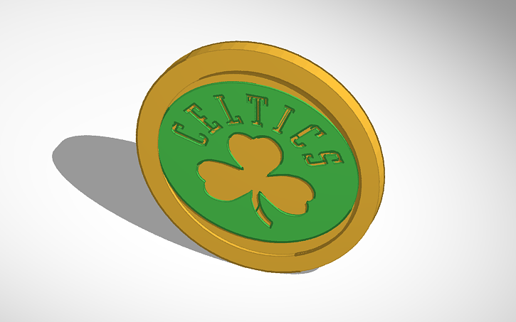 3D design Gaming Coins-Boston Celtics - Tinkercad