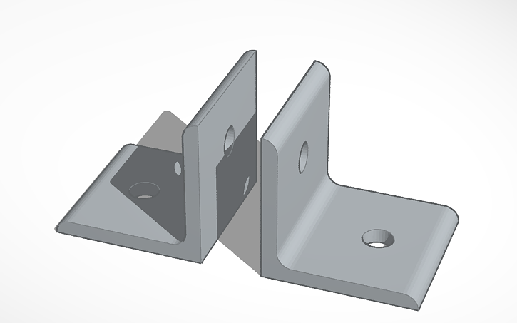 3D design angle steel - Tinkercad