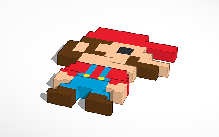 3D design Mario Bross - Tinkercad