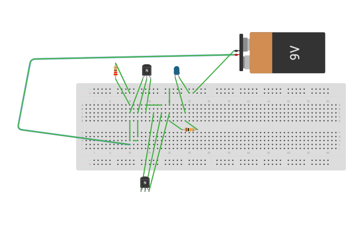 Circuit design touch sensor - Tinkercad