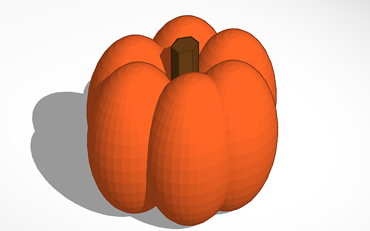 3D design Pumpkin | Tinkercad