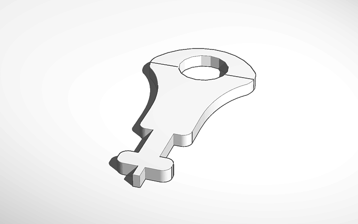 3D design Key for Case of Smith-Corona Portable Typewriter | Tinkercad