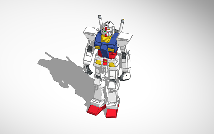3D design gundam rx-78-2 - Tinkercad