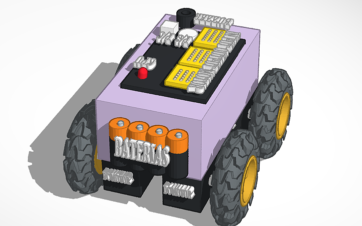 3D design Sensing bot 3D - Tinkercad
