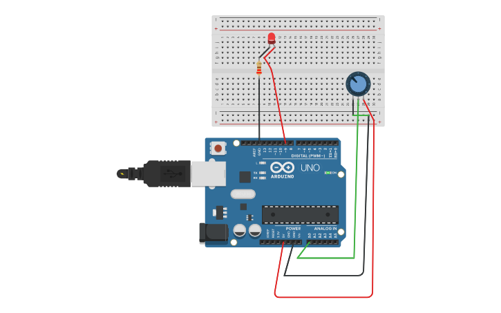 Circuit design parpadeo de un led - Tinkercad Circuit design parpadeo de un led - Tinkercad