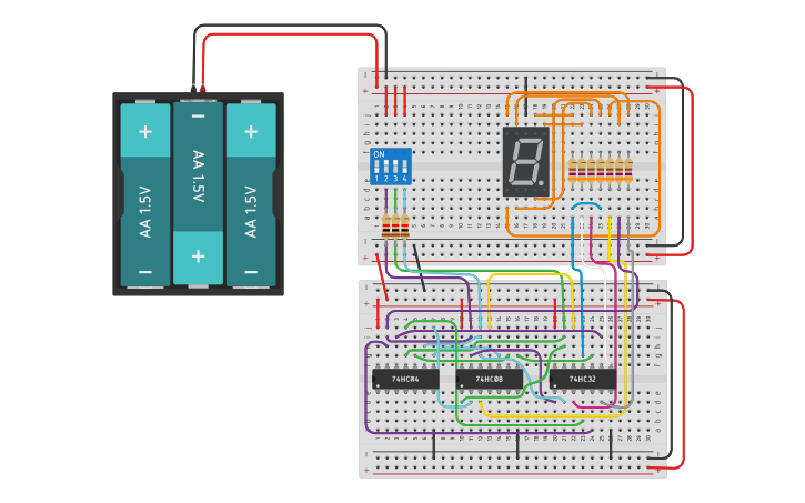 Circuit design atividade 2 | Tinkercad