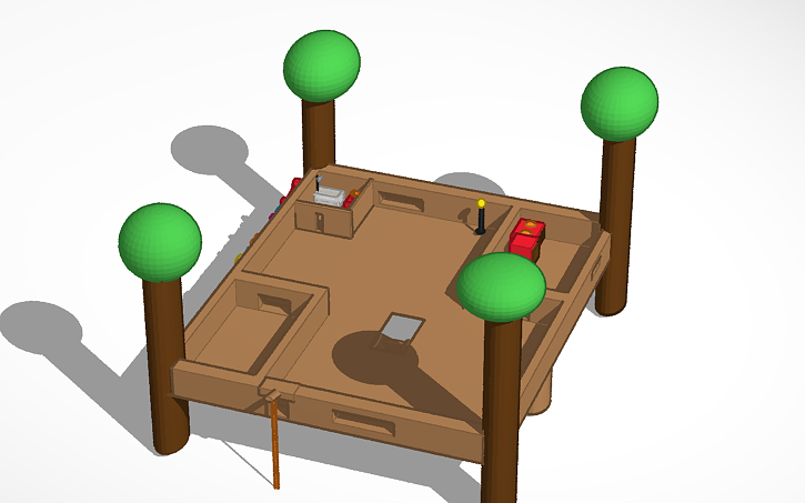 3D design tree house - Tinkercad