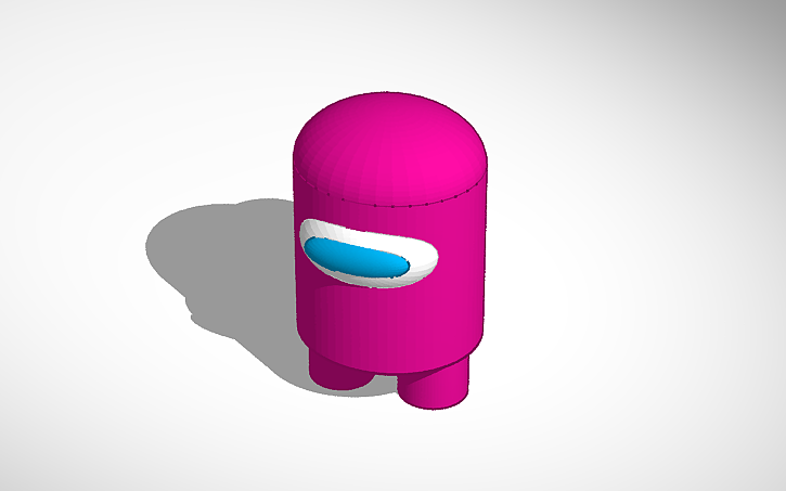 3D design purple sus - Tinkercad