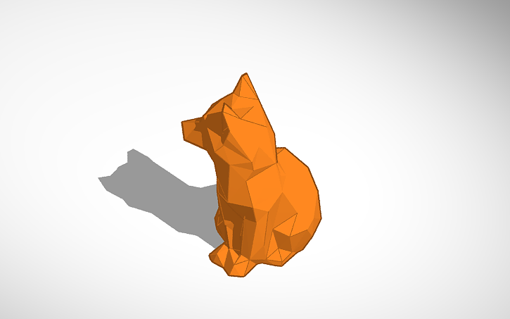 3D design Fox - Tinkercad