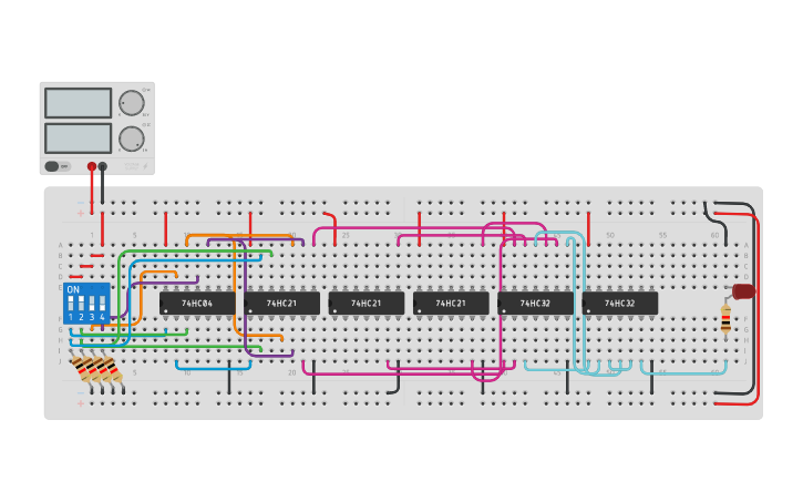 Circuit design Mucho cable | Tinkercad