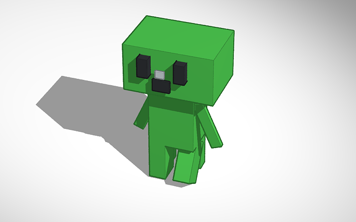 3D design creeper kawaii | Tinkercad