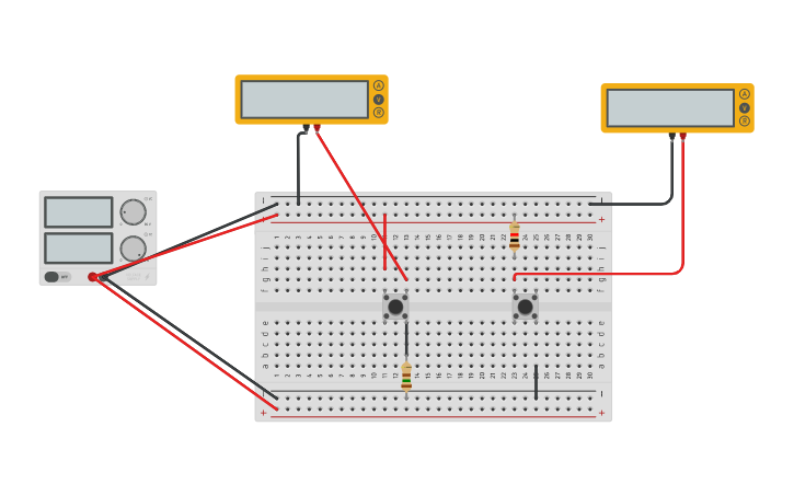 Circuit design Part 4: Pulldown/Pullup Push-Buttons - Tinkercad