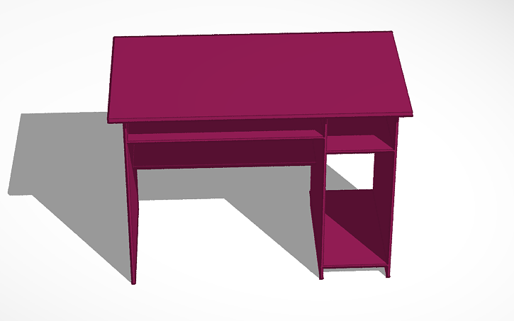3D design Стол - Tinkercad