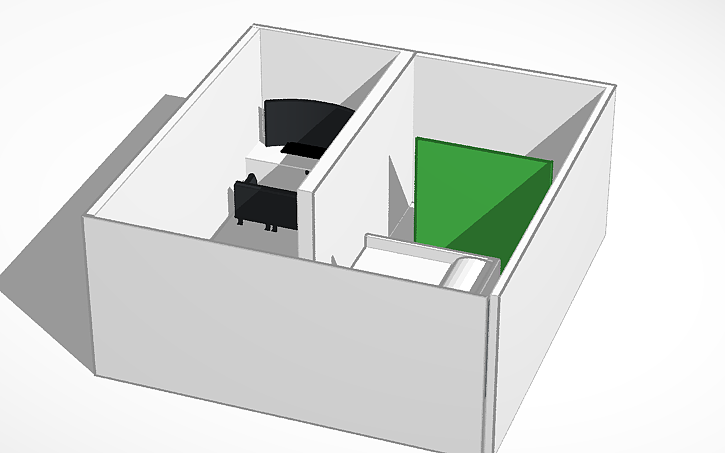 3D design Gaming Room - Tinkercad