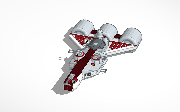 3D design Consular Class cruiser - Tinkercad