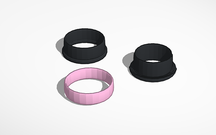 3D design Spinning ring - Tinkercad