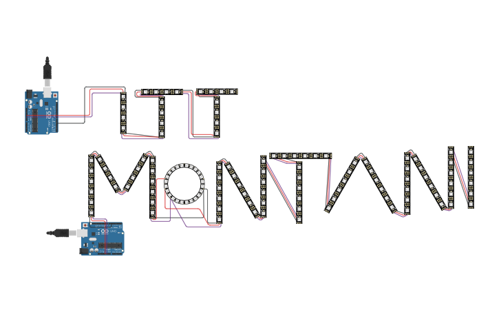 Circuit design ITT MONTANI LED - Tinkercad