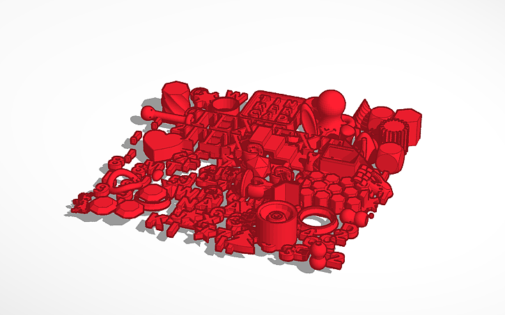 3D design jumble of random stuff | Tinkercad