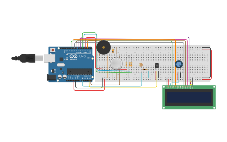 Circuit design desafio 1 | Tinkercad