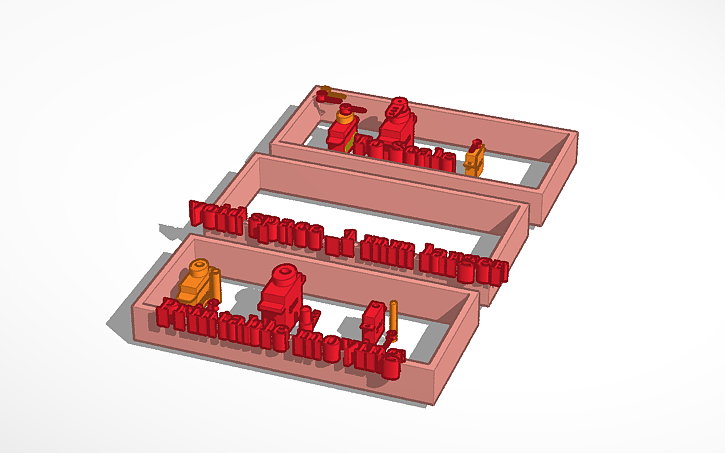 3D design servo templates | Tinkercad