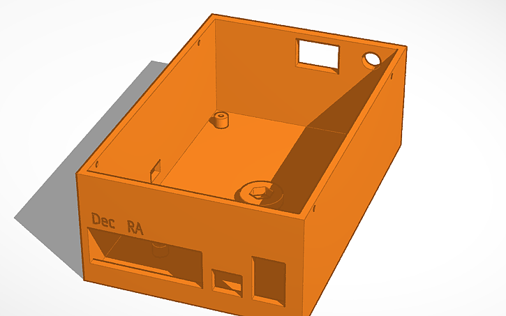 3D design STM32 case - Tinkercad