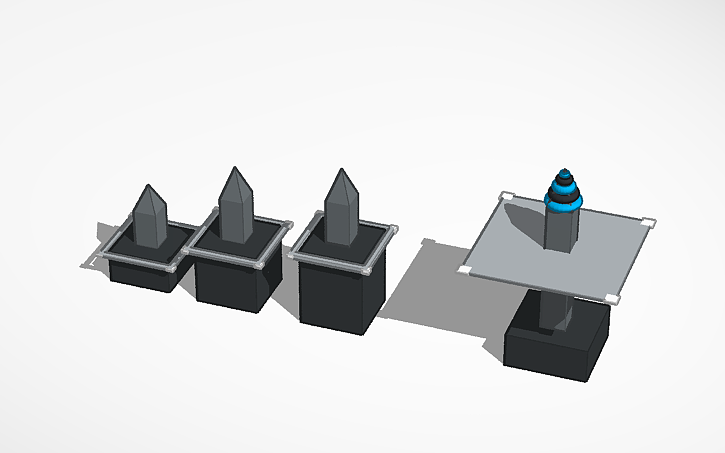3D design Tower Control Tower + Huge Tower - Tinkercad