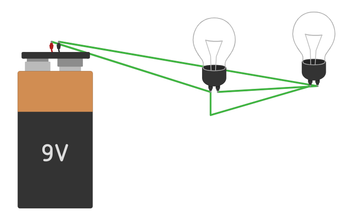 Circuit Design Basic Parallel Combination Tinkercad