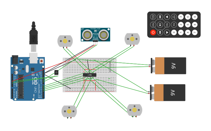 Circuit Design Robotics Project Tinkercad