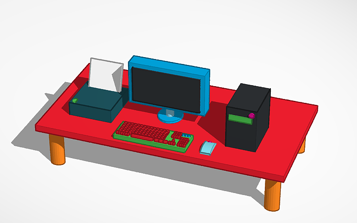 3D design computadora - Tinkercad