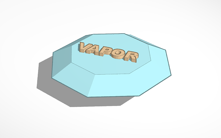 3D design Vapor - Tinkercad