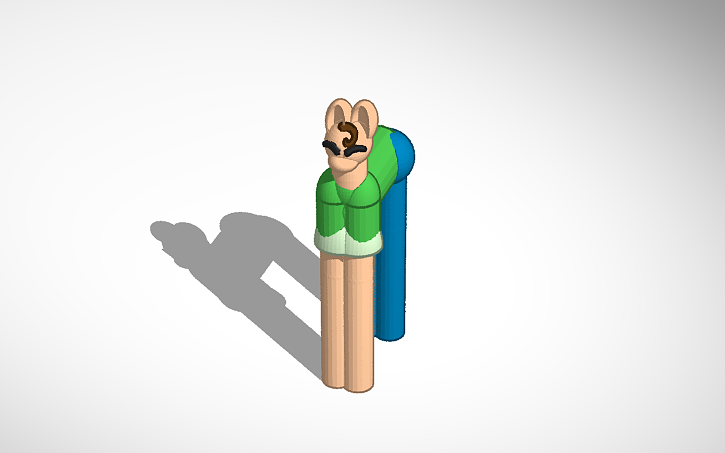 3D design mlp baldi | Tinkercad