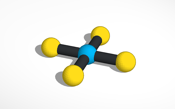 3D design Simple Methane - Tinkercad
