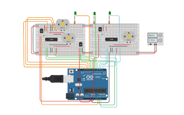 Circuit Design Automatic Fan Tinkercad