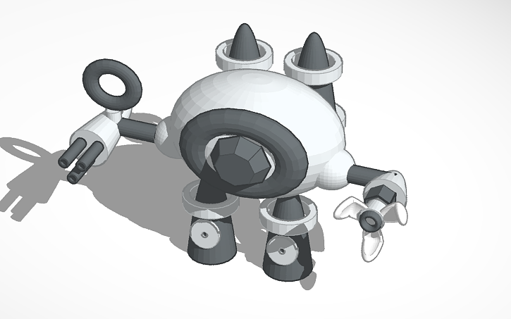 3d Design Fantastic Robot Tinkercad