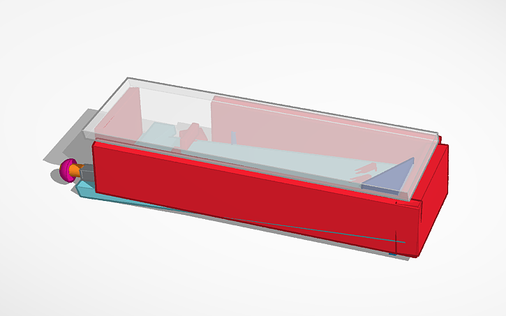 3D design Working pin ball sim lab - Tinkercad