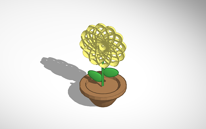 3D design Flower - Tinkercad