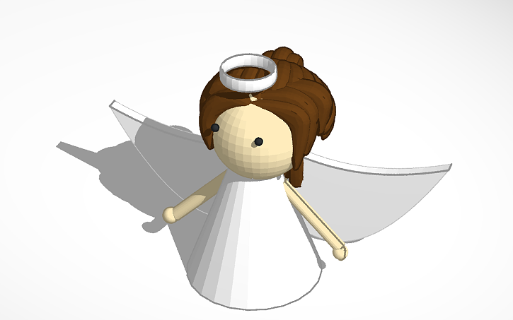 3D design cute angel | Tinkercad