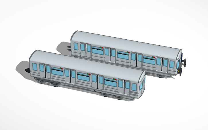3D design Subway Cart - Tinkercad