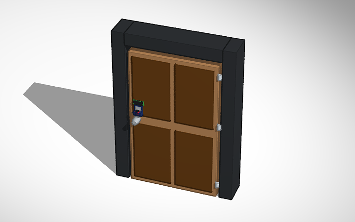 3D design Door - Tinkercad