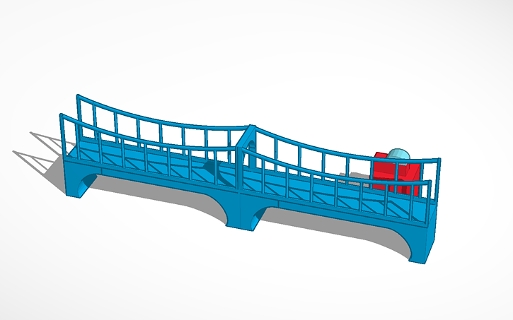 3D design basic bridge | Tinkercad
