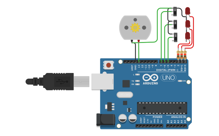 Circuit design Auto Pump | Tinkercad