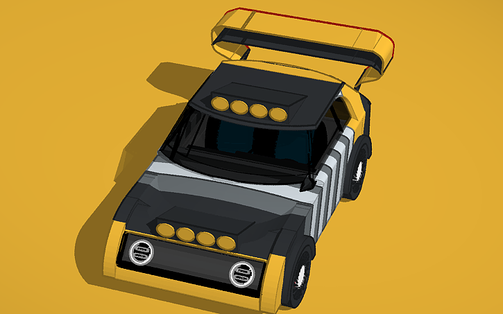 3D design S/P Voltage rally edition - Tinkercad