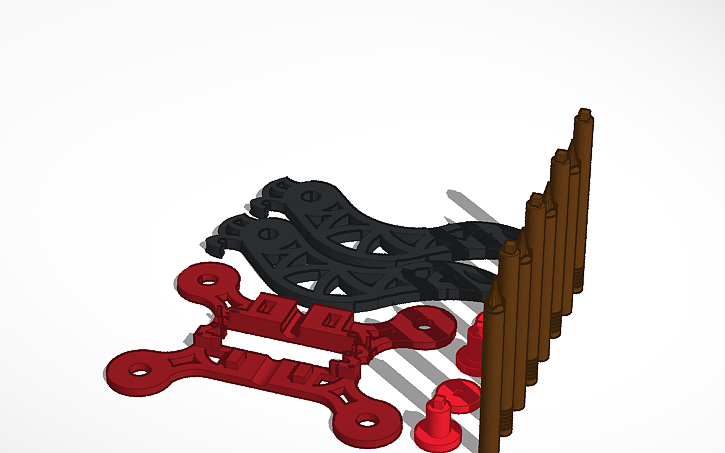 3D design arco + flechas 3d v3.0 - Tinkercad