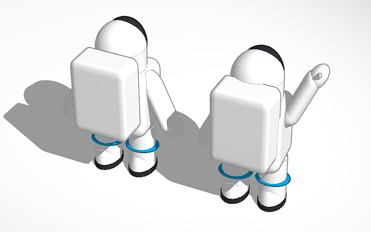 3D design astronut - Tinkercad