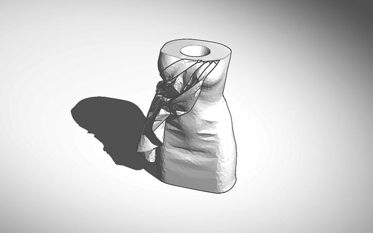 3D design marvelous designer dress import - Tinkercad