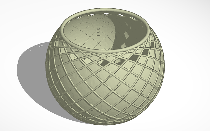 3D design vase | Tinkercad