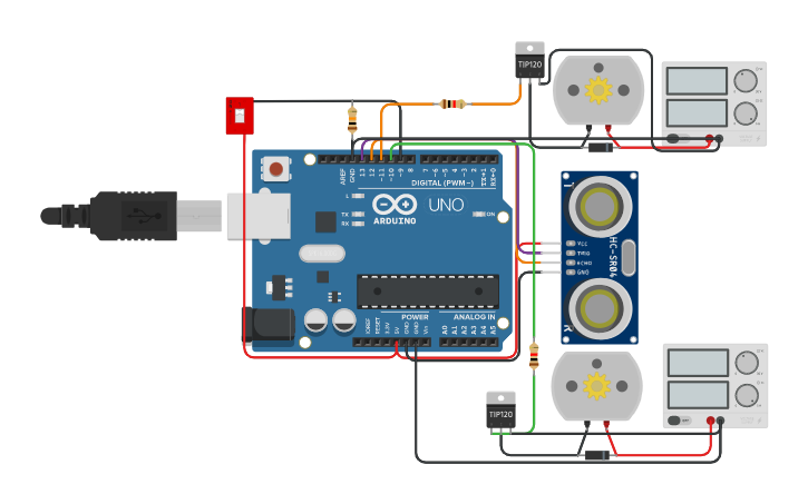Circuit design Atividade 05 | Tinkercad