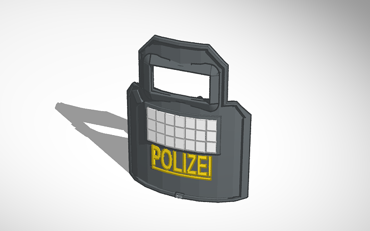 3D design blitz shield | Tinkercad