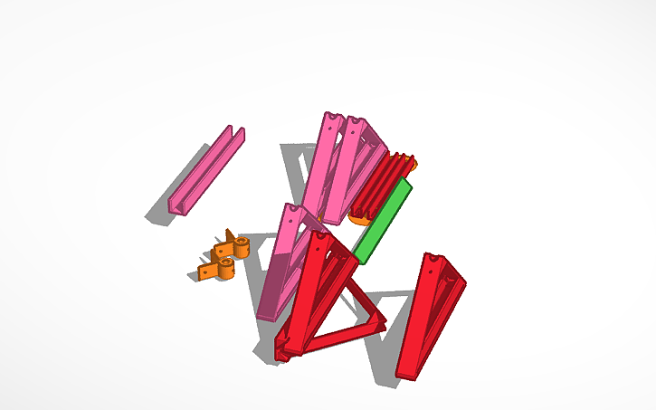 3D design entrada delta tubular | Tinkercad